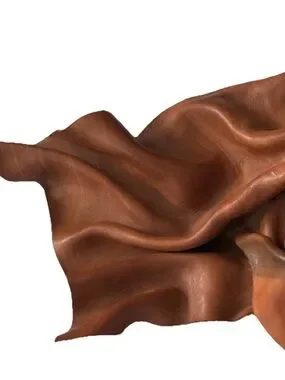 Vintage | Art | African Leather 3 Dimension Woman Face Blowing Scarf ...